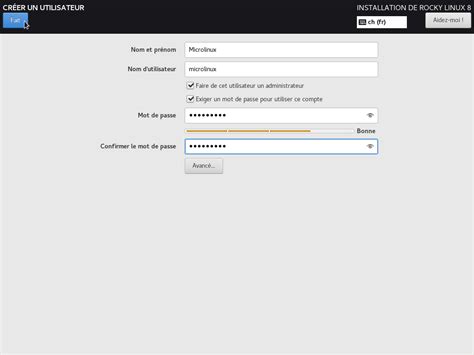 installer un système de base rocky linux 8 le blog technique de