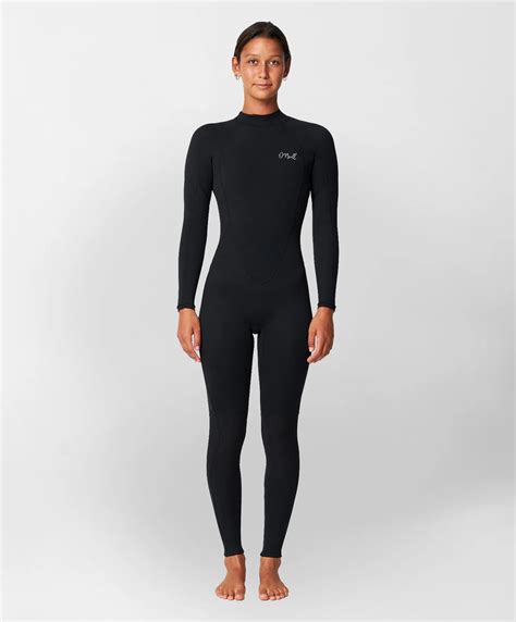 Oneill Womens Reactor 32mm Steamer Wetsuit Black Oneill South
