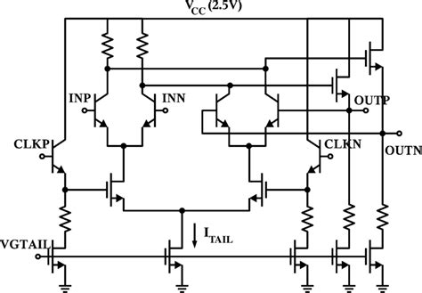 Circuit Schematic Of Latch Download Scientific Diagram