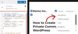 How To Add Custom Scrollbar To Any Element In WordPress