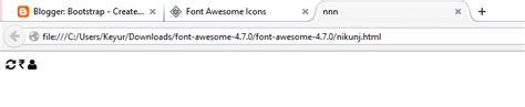 Font Awesome Icons In Bootstrap