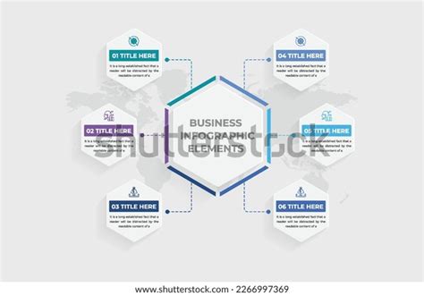 Infographic Elements Visualization Graph Chart Vector Stock Vector