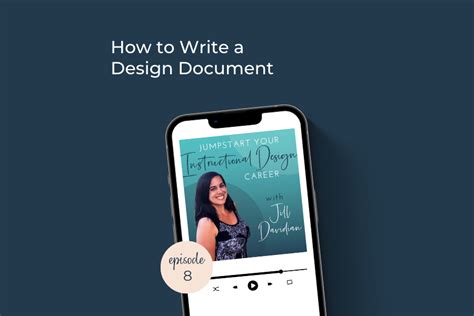 How To Write A Design Document Learning Strategy And Design