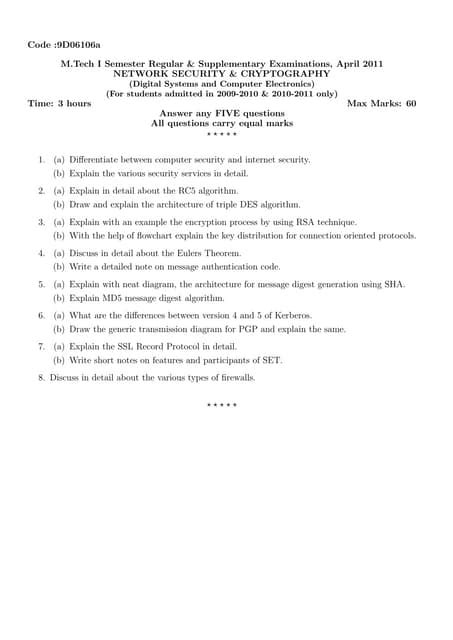 9 d06106a network security and cryptography pdf