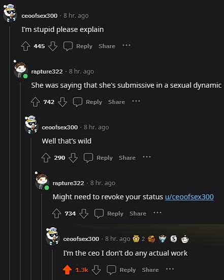 Ceo Of Sex R Usernamechecksout