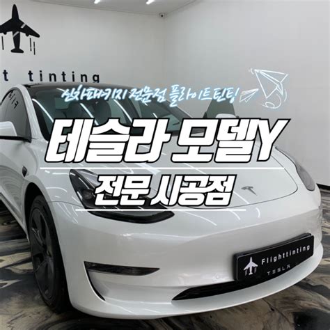 테슬라 모델y썬팅틴팅농도블랙박스 고민되신다면 테슬라 전문 시공점에 맡겨주세요 네이버 블로그