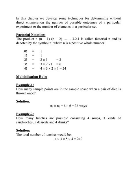 Counting Technique Pdf