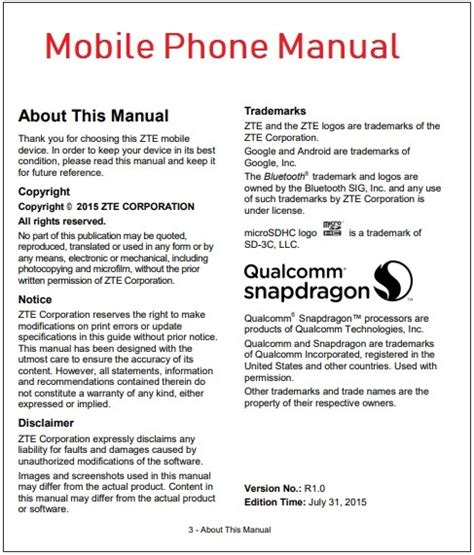Mobile Manual Templates 11 Free Word Excel And Pdf Formats Samples