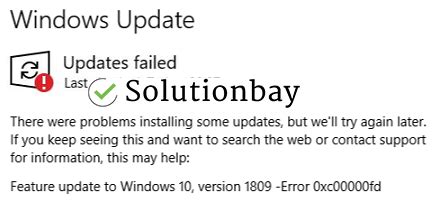How To Fix Update Error Code Xc Fd Windows Windows Solutions