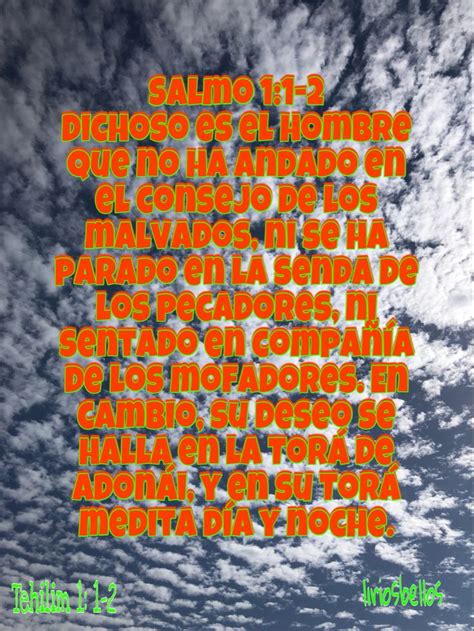 Salmo 1: 1-2 - Dichoso es el hombre - Tehilim 1: 1-2