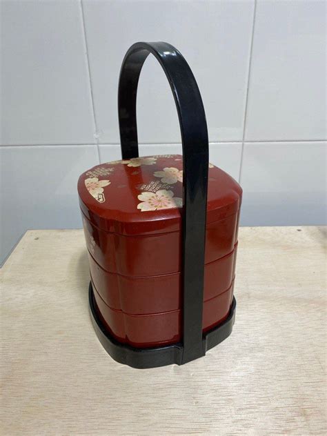 Japanese Style 3 Tiers Container Furniture And Home Living Home Decor Other Home Decor On Carousell