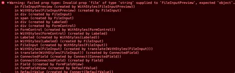 Console Warning Using Fileinput On Redirect · Issue 2077 · Marmelabreact Admin · Github