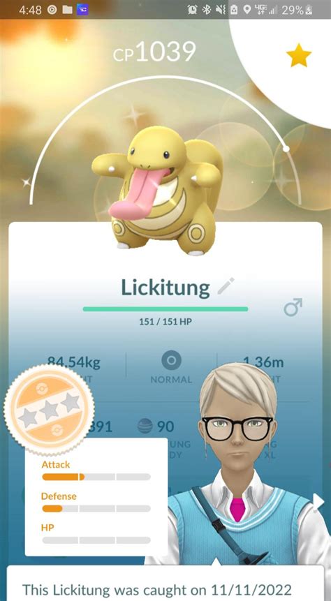 Ive Caught A Shiny Lickitung 3 Days In A Row R Pokemongo