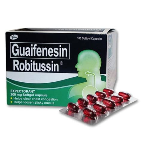 Robitussin Gel Cap 200mg 1 Capsule Srs Sulit