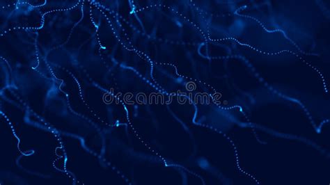 Wave 3d Big Data Visualization Data Technology Background Abstract