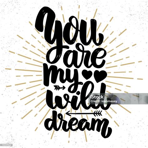 나의 야생 꿈 그런 지 배경에 레터링 문구 포스터 카드 배너 디자인 요소입니다 컴퓨터 글자에 대한 스톡 벡터 아트 및 기타 이미지 컴퓨터 글자 화살표 0명 Istock