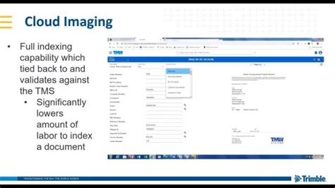 Tmw Go Mobile Tms App Transportation Management App Trimble Transportation