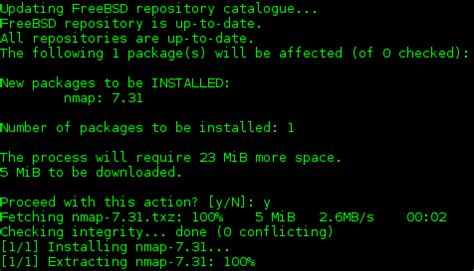 How To Install Nmap On FreeBSD 11 VNKB Com