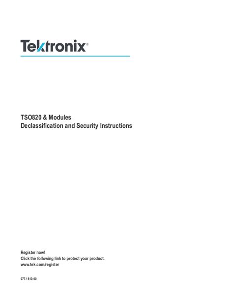 Tektronix 8 Series Sampling Oscilloscopemodules User Manual Tektronix 8 Series Sampling Oscilloscopemodules User Manual
