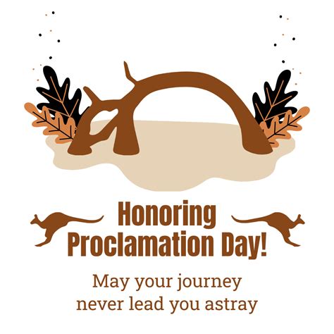 Free Proclamation Day Wishes Vector Template To Edit Online