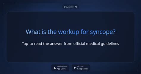What Is The Workup For Syncope