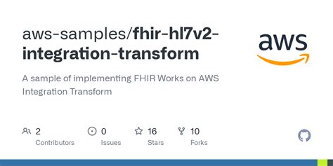Fhir Hl V Integration Transform THIRD PARTY At Main Aws Samples Fhir Hl V Integration
