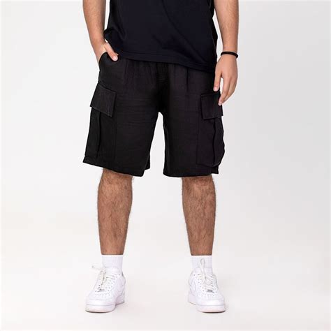 Cargo Style Shorts Black Smart And Joy Wolf And Badger