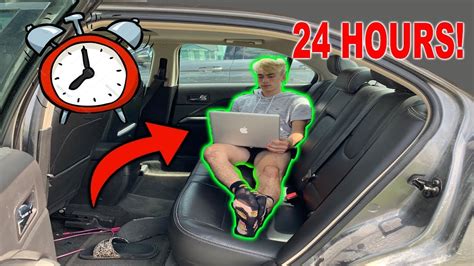 24 HOUR OVERNIGHT CHALLENGE IN A CAR! - YouTube