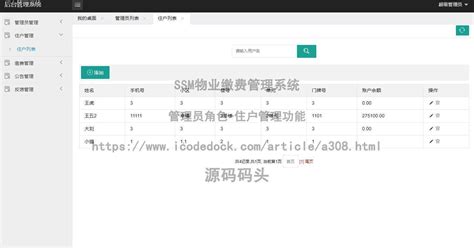 基于jsp mysql spring mybatis的ssm物业缴费管理系统 csdn博客