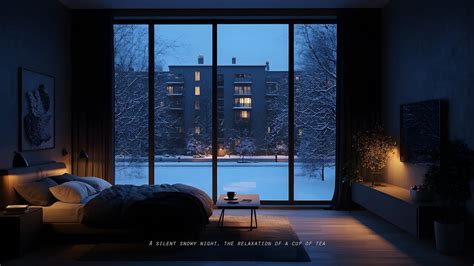 고요한 눈 내리는 밤 ☕차 한 잔의 여유 Youtube