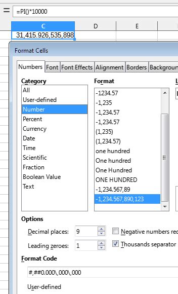 Add Thousandths Separator To Numbers Right Of Decimal Point English