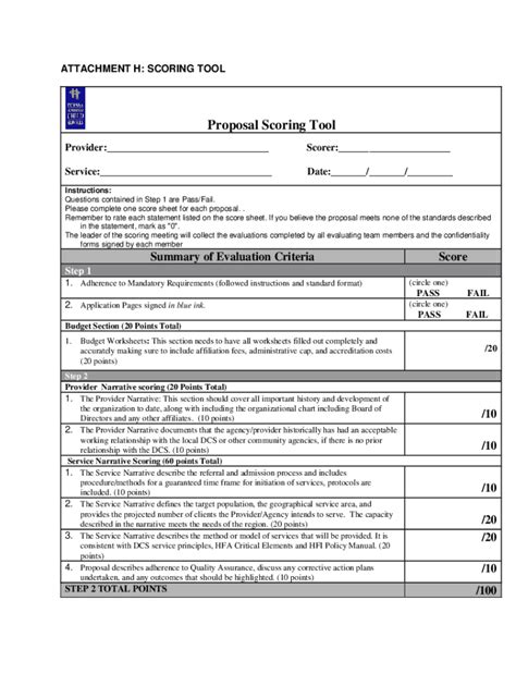 Fillable Online Guide To Interview Scoring Sheets With Template And