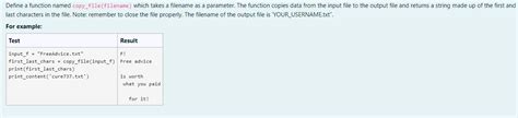 How To Find First And Last Characters In A File Using Python Stack Overflow