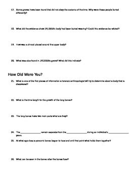 Written In Bone Reading Guide By Dixon S Lessons TPT