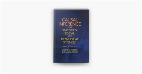 ‎causal Inference For Statistics Social And Biomedical Sciences By Guido W Imbens And Donald B