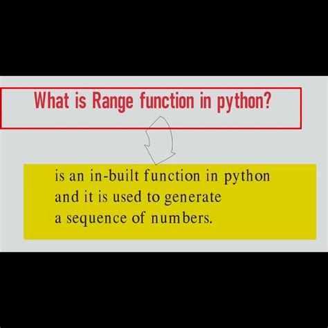 Range Function Python Range Function In Python Shorts Youtube