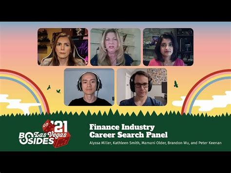 Security Bsides Talk Finance Industry Career Search Panel From