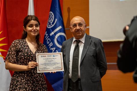Closing Ceremony of Intensive 12-Week Migration Course to UKH Students ...