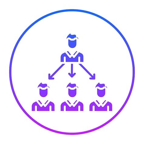 Premium Vector Hierarchy Vector Illustration