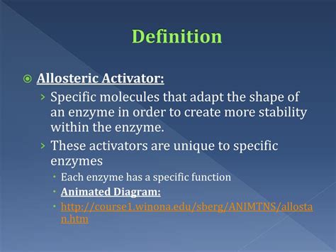 Ppt Allosteric Activators Powerpoint Presentation Free Download Id