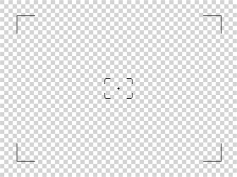 Premium Vector Photo Camera Frame Viewfinder Template Modern Focusing Digital Display Screen