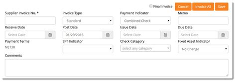 Invoice Entry