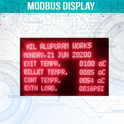 Modbus Led Display At Rs Piece Light Emitting Diode Displays In Mumbai ID