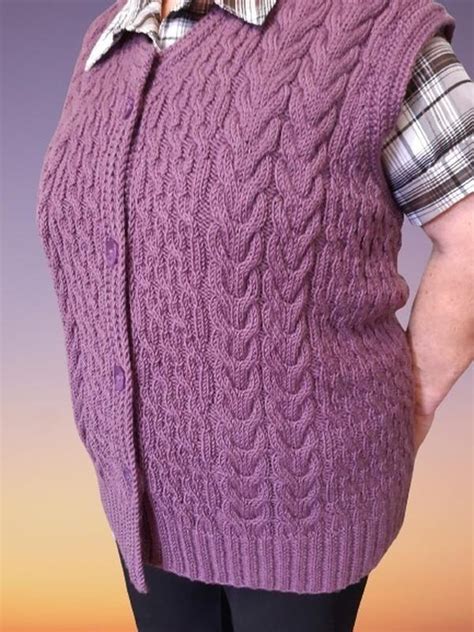 Жилет із 100 німецької вовни Candy новий р 56 58 ручне вязання — ціна