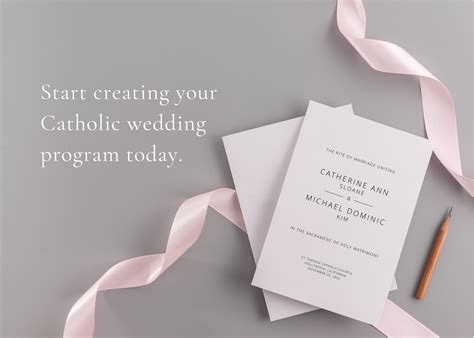 Creating A Meaningful Wedding Mass Program — Spoken Bride