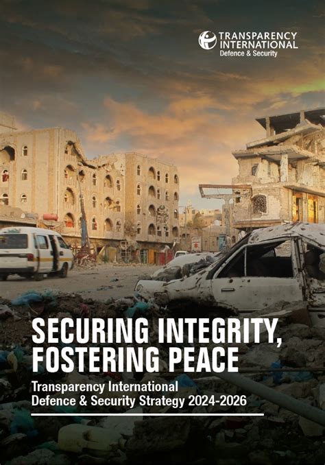 Securing Integrity Fostering Peace Transparency International