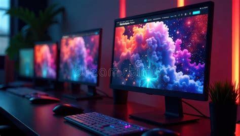 Multiple Screens Showing Same Website Content Multi Device Web Stock Illustration