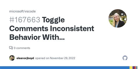 Toggle Comments Inconsistent Behavior With Commentsvisible Setting
