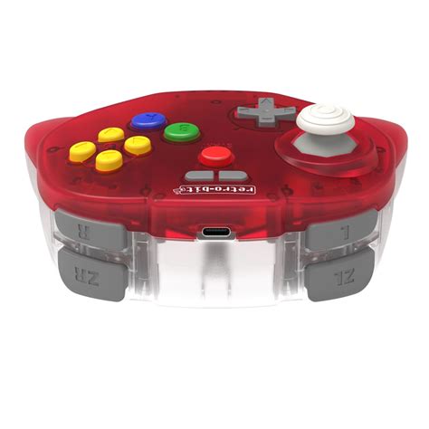 retro bit s tribute64 wireless controller now available in red — geektyrant