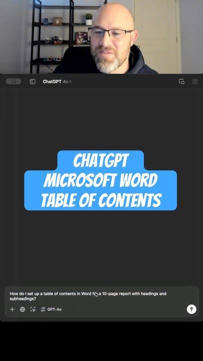 How to Create Microsoft Word Table of Contents in SECONDS with AI - YouTube